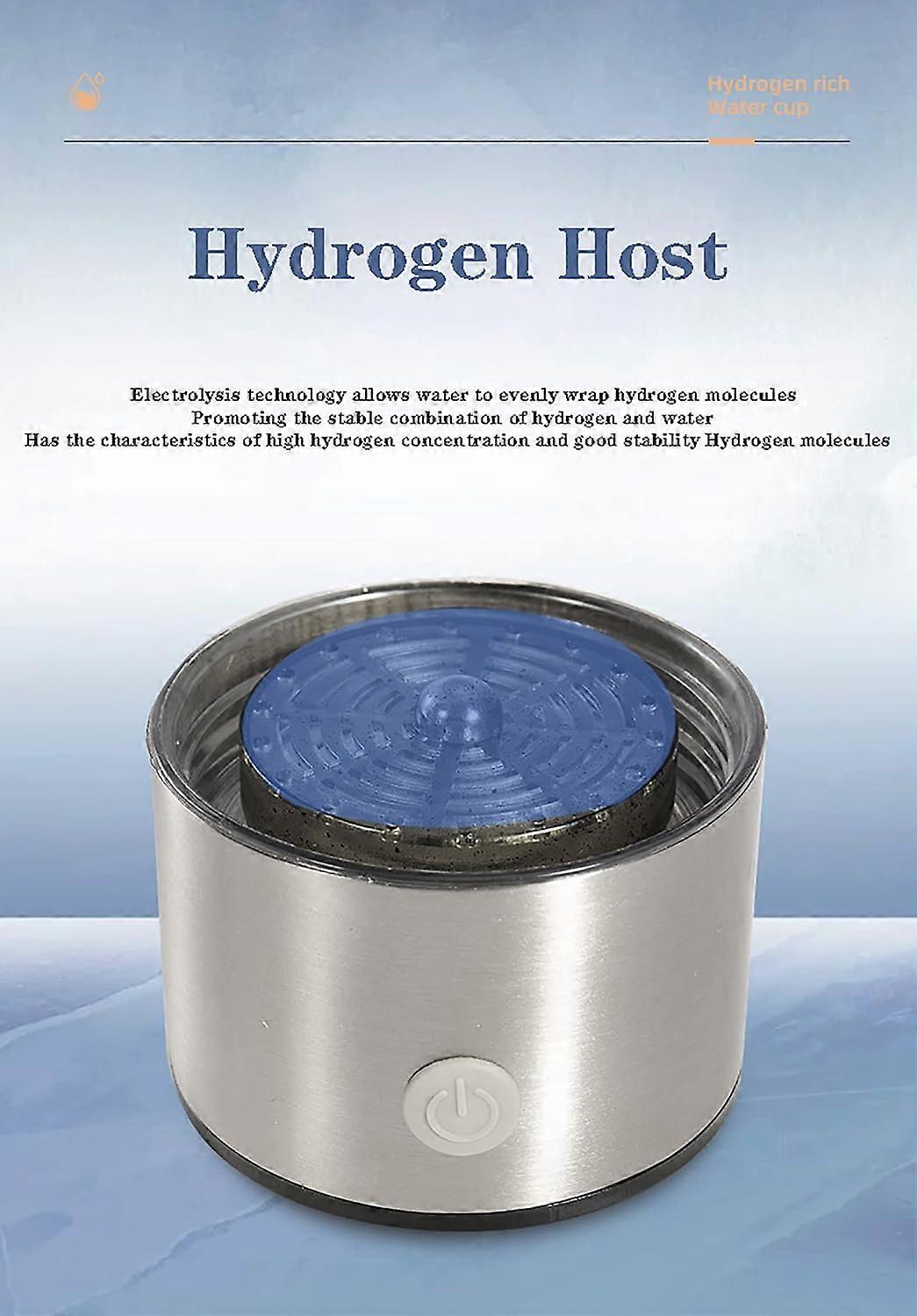3-In-1 Portable Hydrogen Water Maker, Up To 700~1000Ppb 450Ml, Hydrogen ...