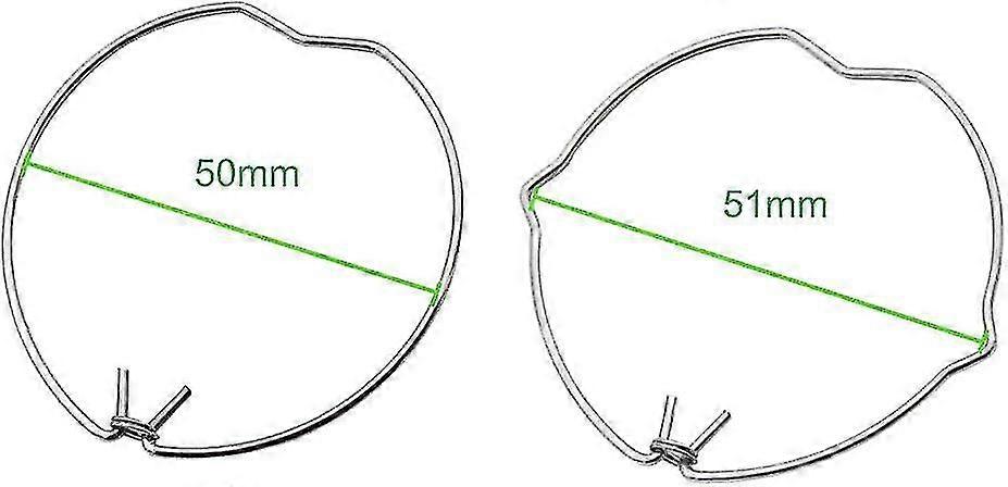 Pack Of 30 Gu10 Mr16 Retaining Spring Rings Clips 50mm Diameter ...