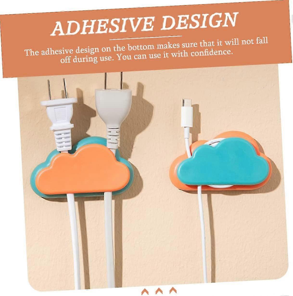 6pcs Sticky Cable Manager Cable Managers Adhesive Management Cable ...