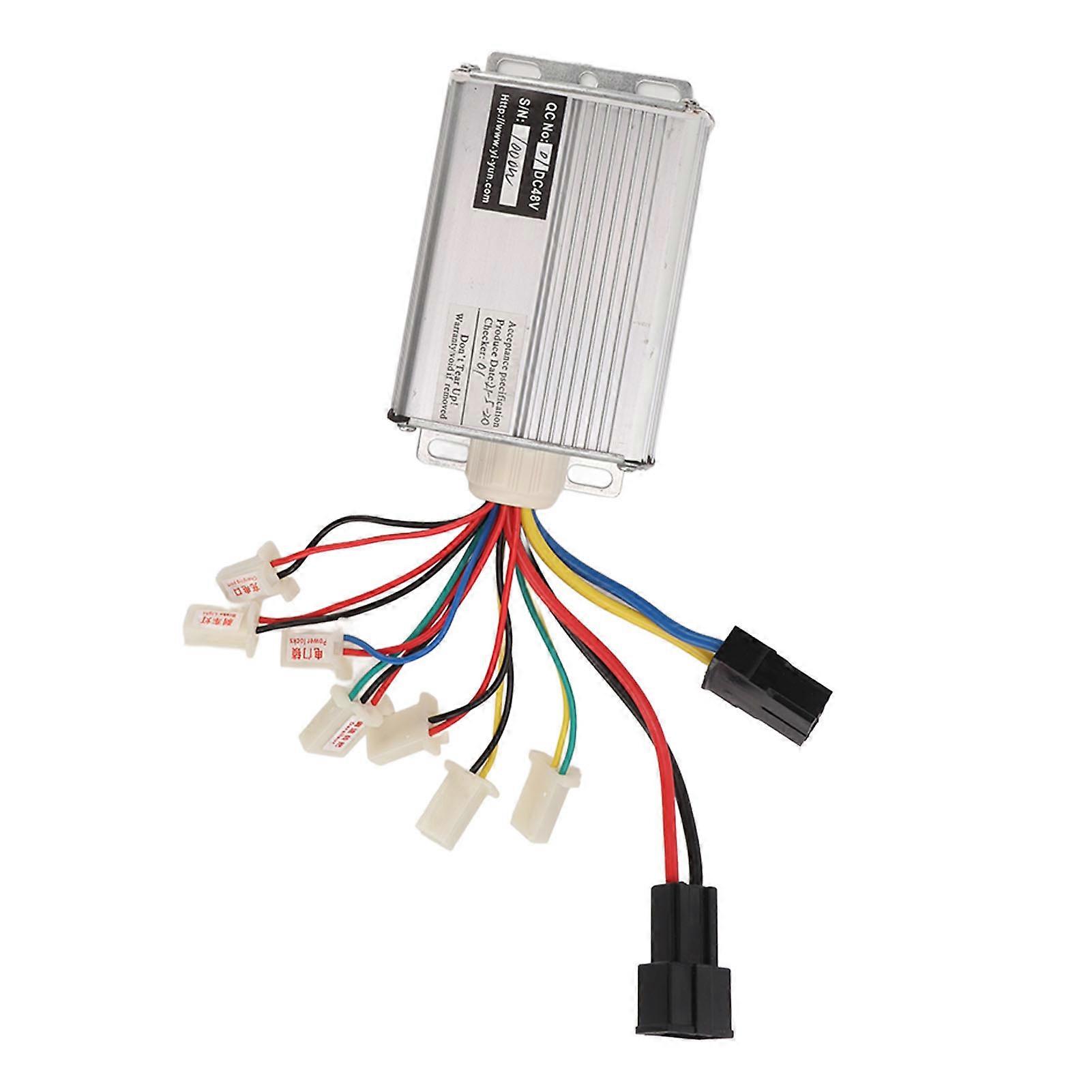 48V 1000W Brushed Speed Controller Kit with Throttle Twist Grip Lock ...