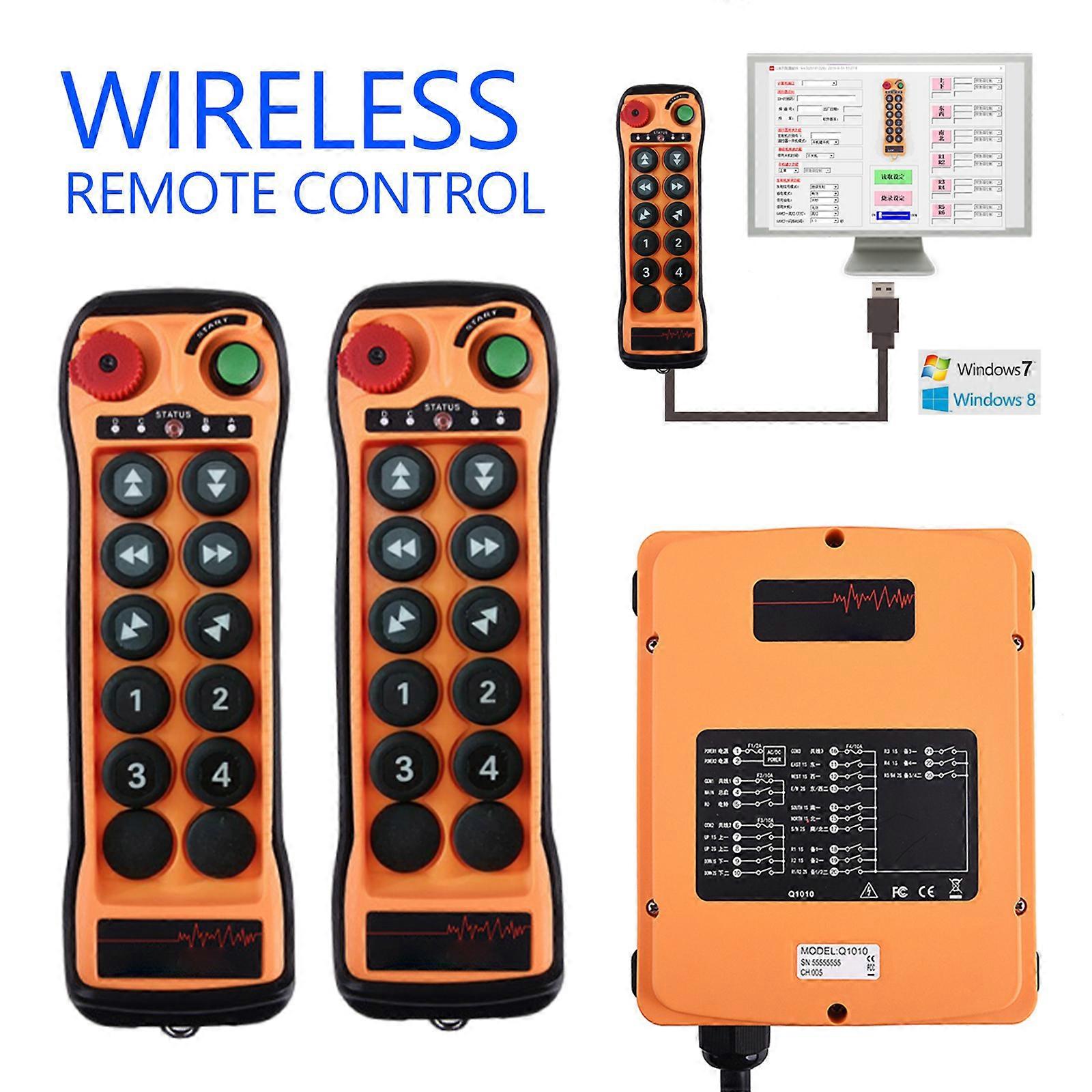 Truck Tower Crane Wireless Industrial Remote Control Controller AC DC ...