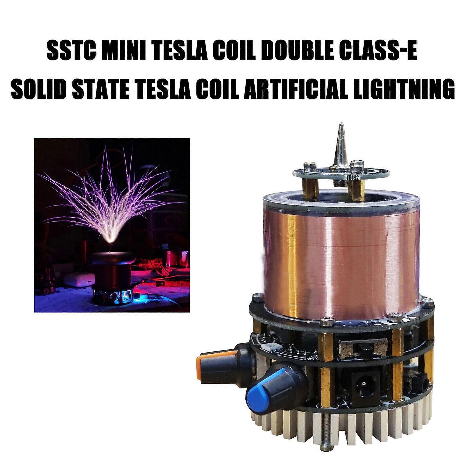 Music Tesla Coil Mini Tesla Coil Bluetooth Artificial Coil DIY Teach ...