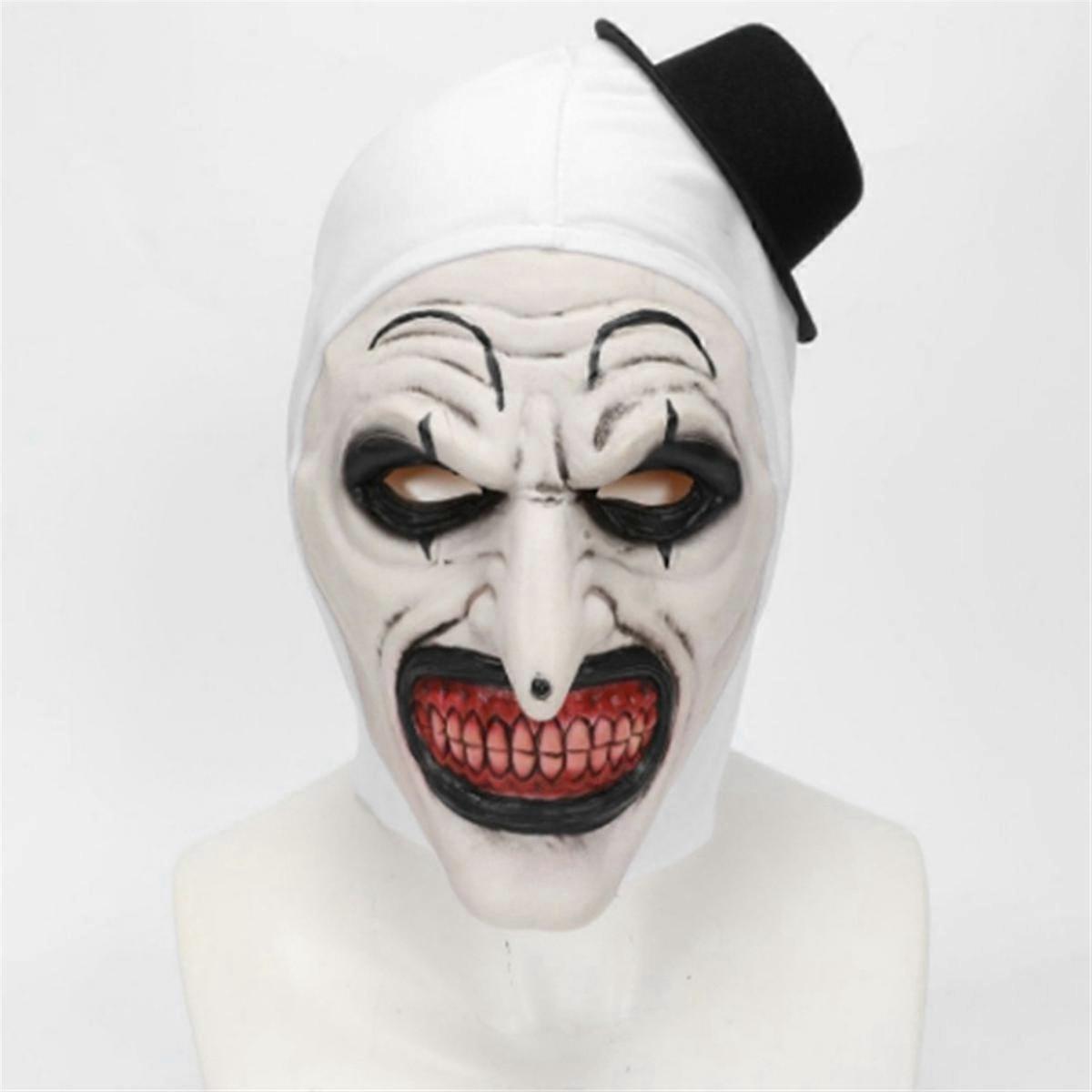Halloween Terrifier Mask Clown Mask Scary Joker Costume | Fruugo UK