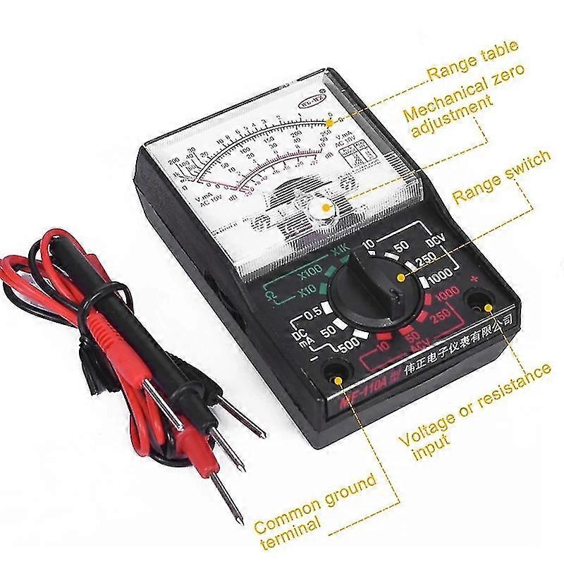 Mf-110 Tester Digital Multimeter Profesional Voltmeter Electric Analog ...