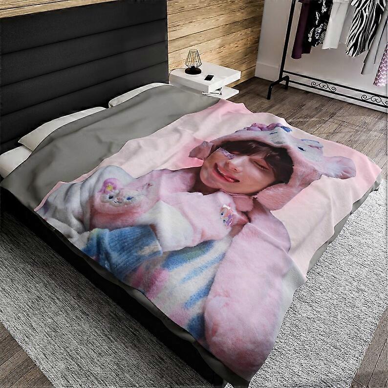 Enhypen Sunoo Cute Blanket, Sunoo Fansign Enhypen Blanket, Enhypen ...