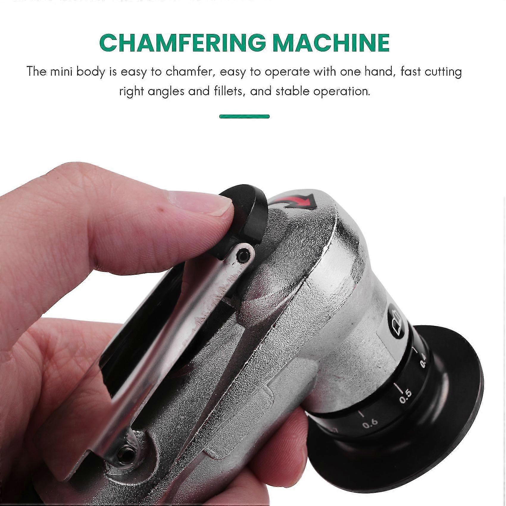 Mini Pneumatic Chamfering Machine 45 Degree Arc Hand- Beveling Trimming ...