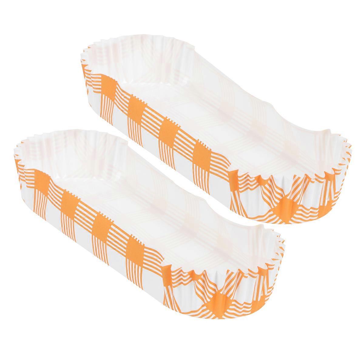 200PCS Mini Boat Shape Cake Paper Cups Grease Proofing Cake Paper Tray ...