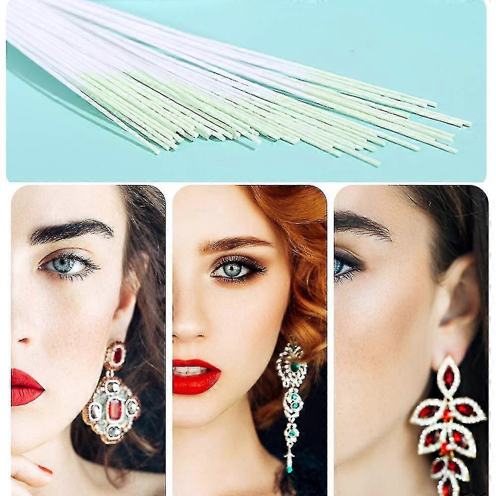 180 Pieces Earrings Hole Cleaner Floss, Odor Removal Ear Floss ...