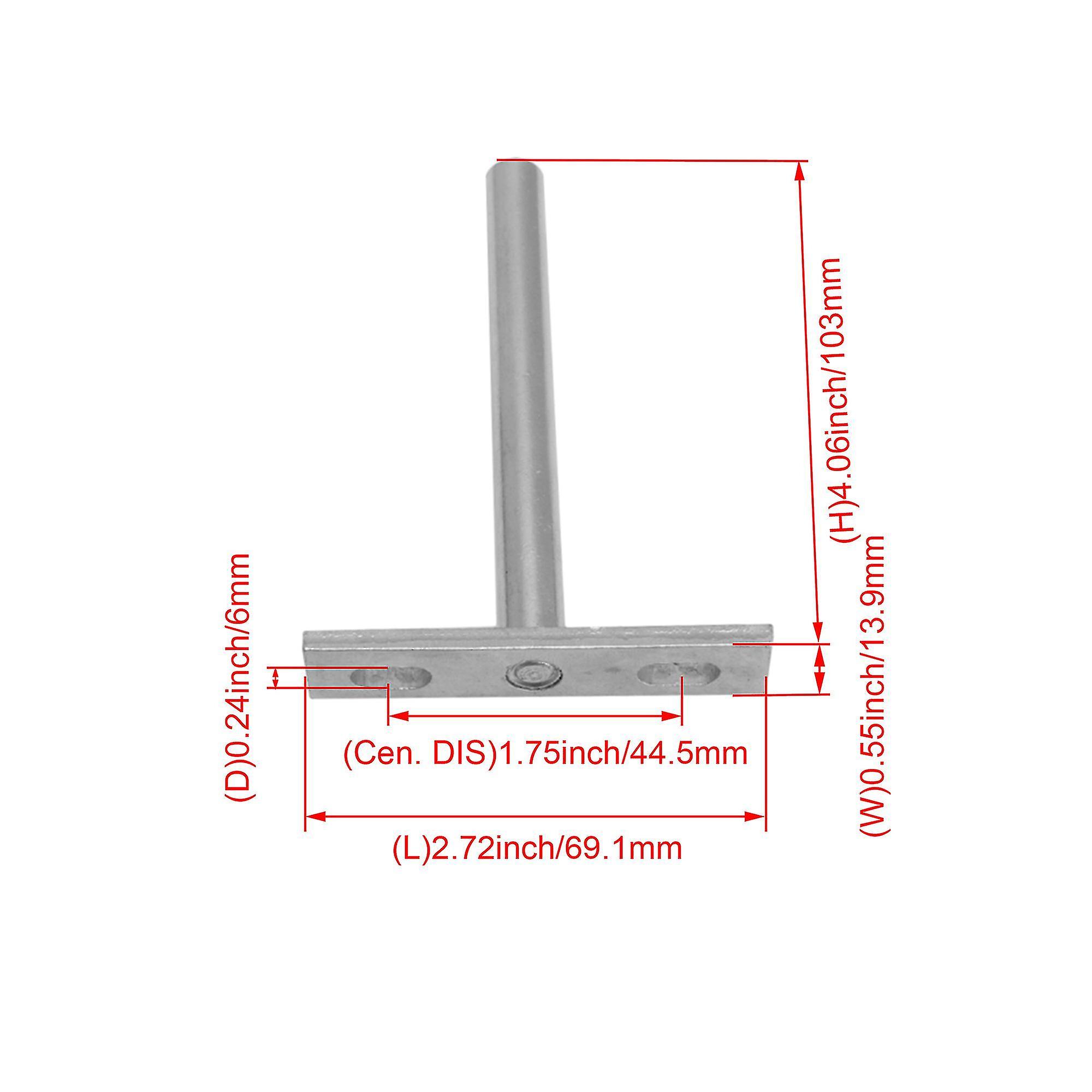 Brackets Reinforcement Braces 8pcs 4 Inch Invisible Floating Shelf ...