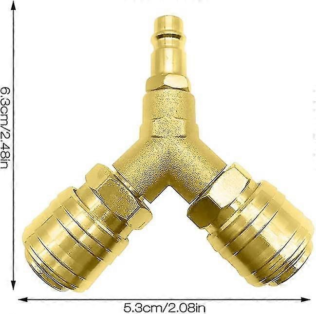 Compressed Air Distributor, Quick Connect Distributor For 1/4 Air Hose ...