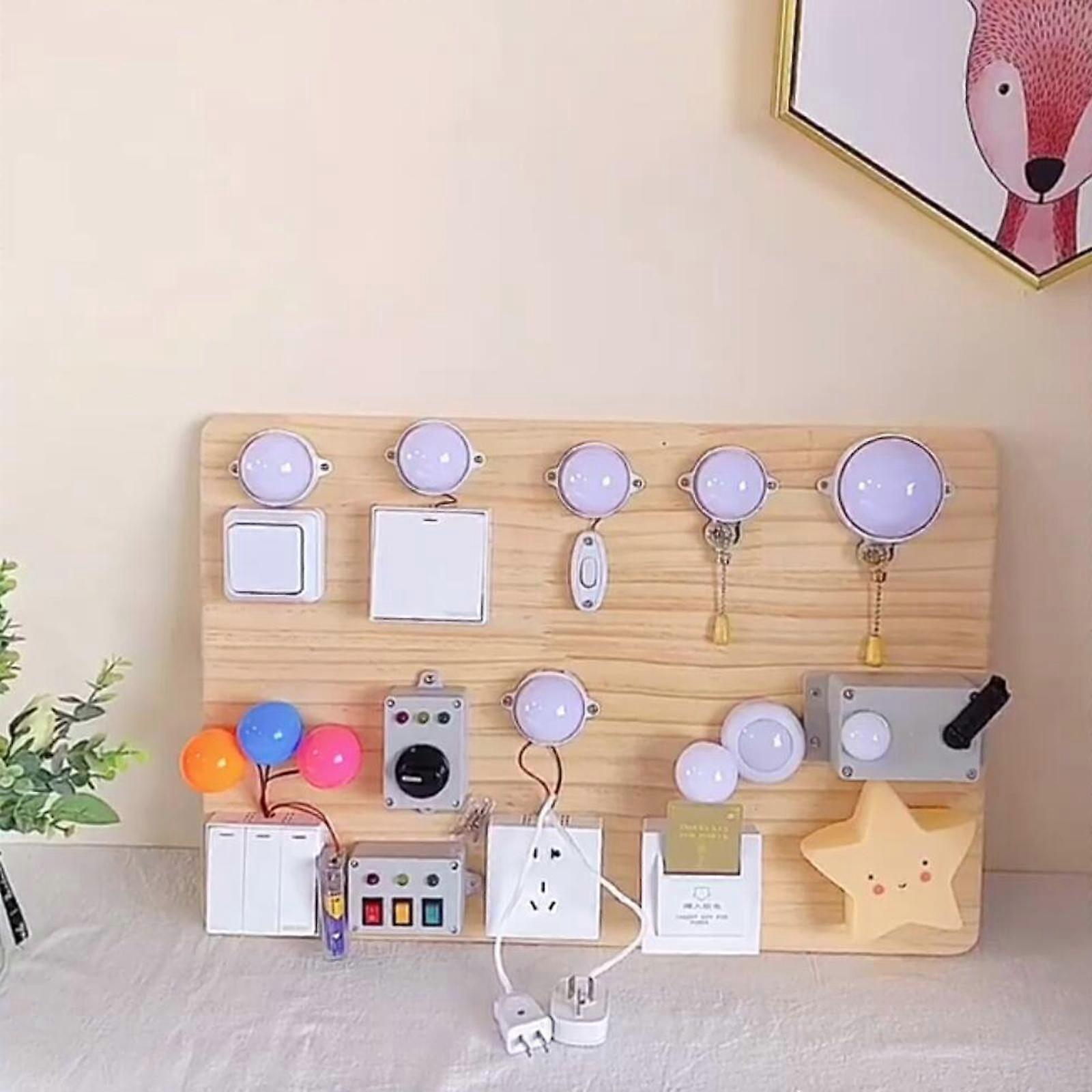 2x Diy Plate Material Diy, Plug Switch LED Electric Light, Practical ...
