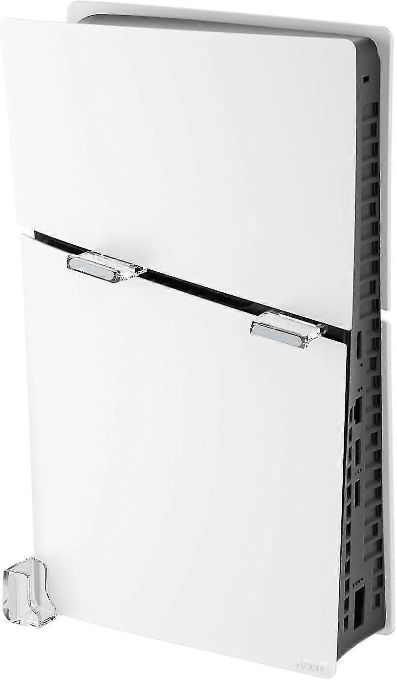 PS5 Slim Desktop Horizontal Stand, Clear Acrylic Base Stand Compatible ...