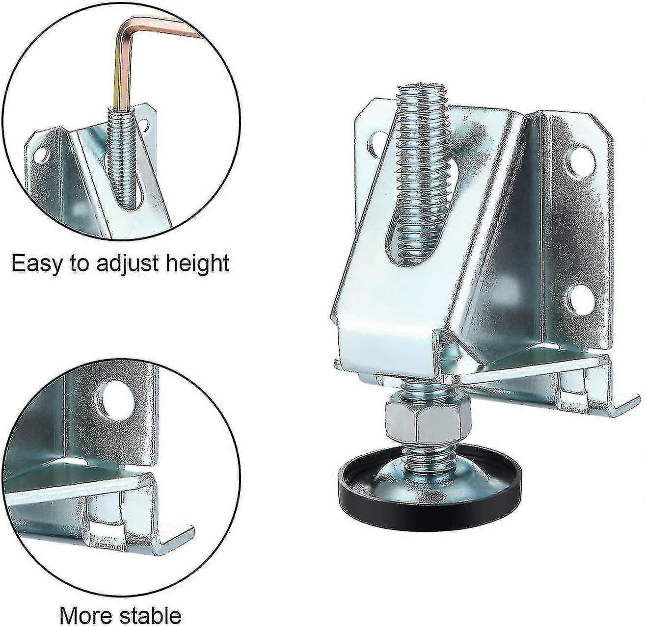 Heavy Duty Lifting Leveler Adjustable Furniture Leg Leveler M10 Heavy ...