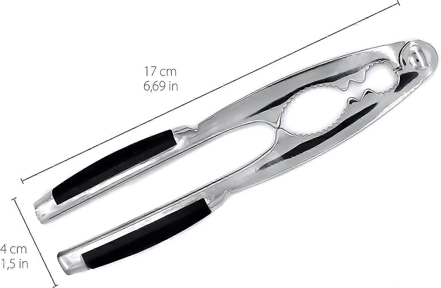 Granny's Kitchen Nutcracker - Solid Chrome Steel Nutcracker - Stainless ...