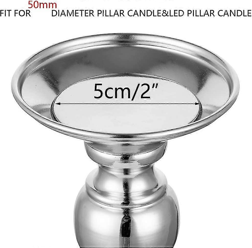 Set Of 2 Tick Metal Pillar Hs, Pillar H | Fruugo UK