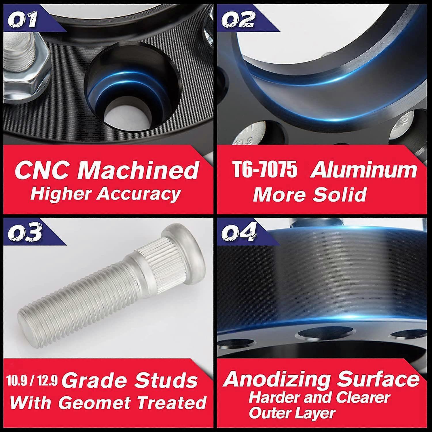 TEEZE Wheel Spacers 6x139.7 Hubcentric106 Aluminum Car Wheel Spacer ...