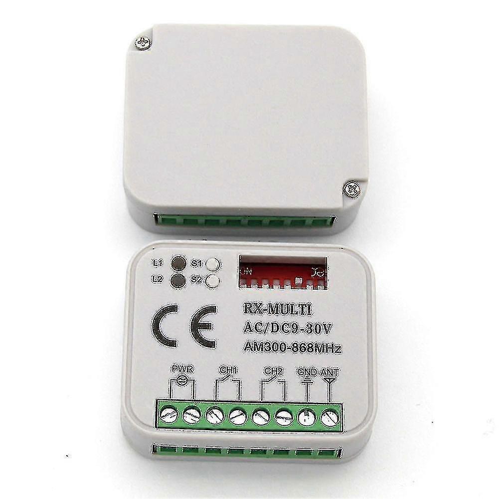 Garage Gate Remote Receiver 433 868mhz Multi 300-900mhz Ac/dc 9-30v ...