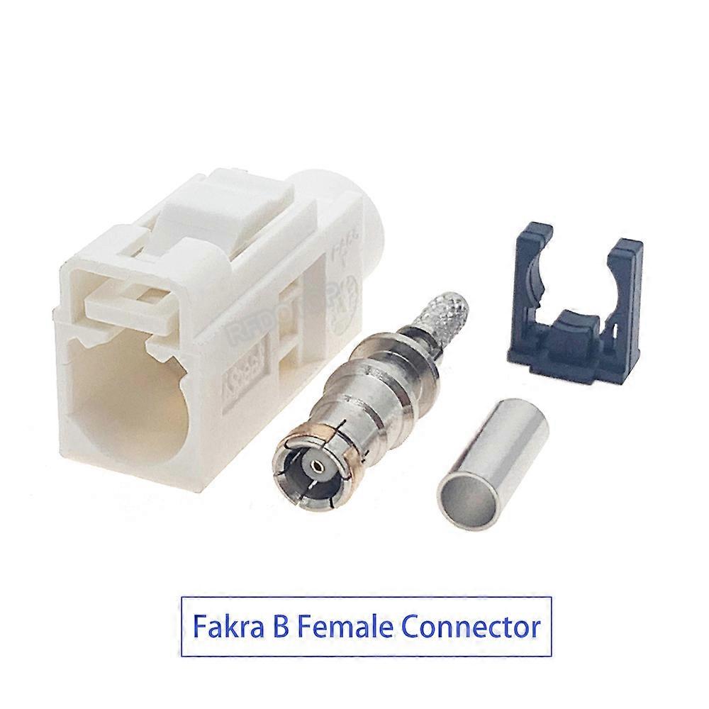 Fakra A B C D E F G H I K Z Female Crimp Connector Car Radio FM GPS Antenna Fakra Adapter for ...