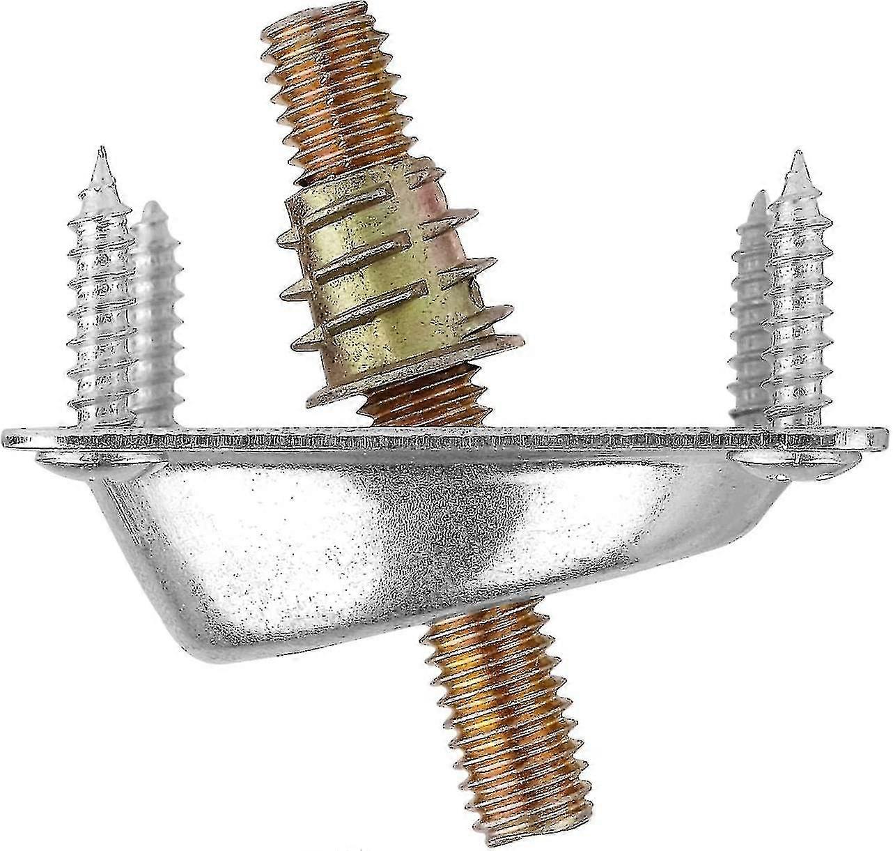 14 Degree Angled Leg Mounting Plates Furniture Table Leg Attachment ...