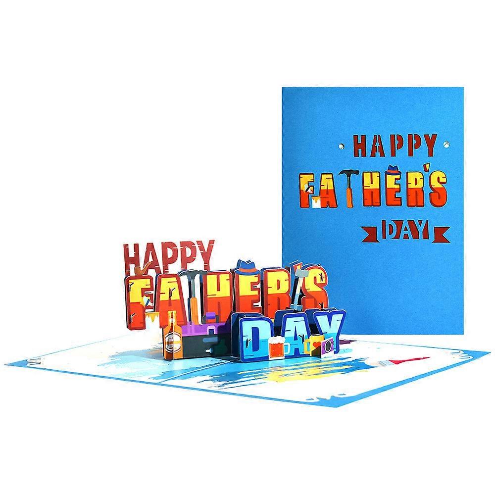 Father's Day Pop-up Card 3d Greeting Card Father's Day Gift Pop-up ...