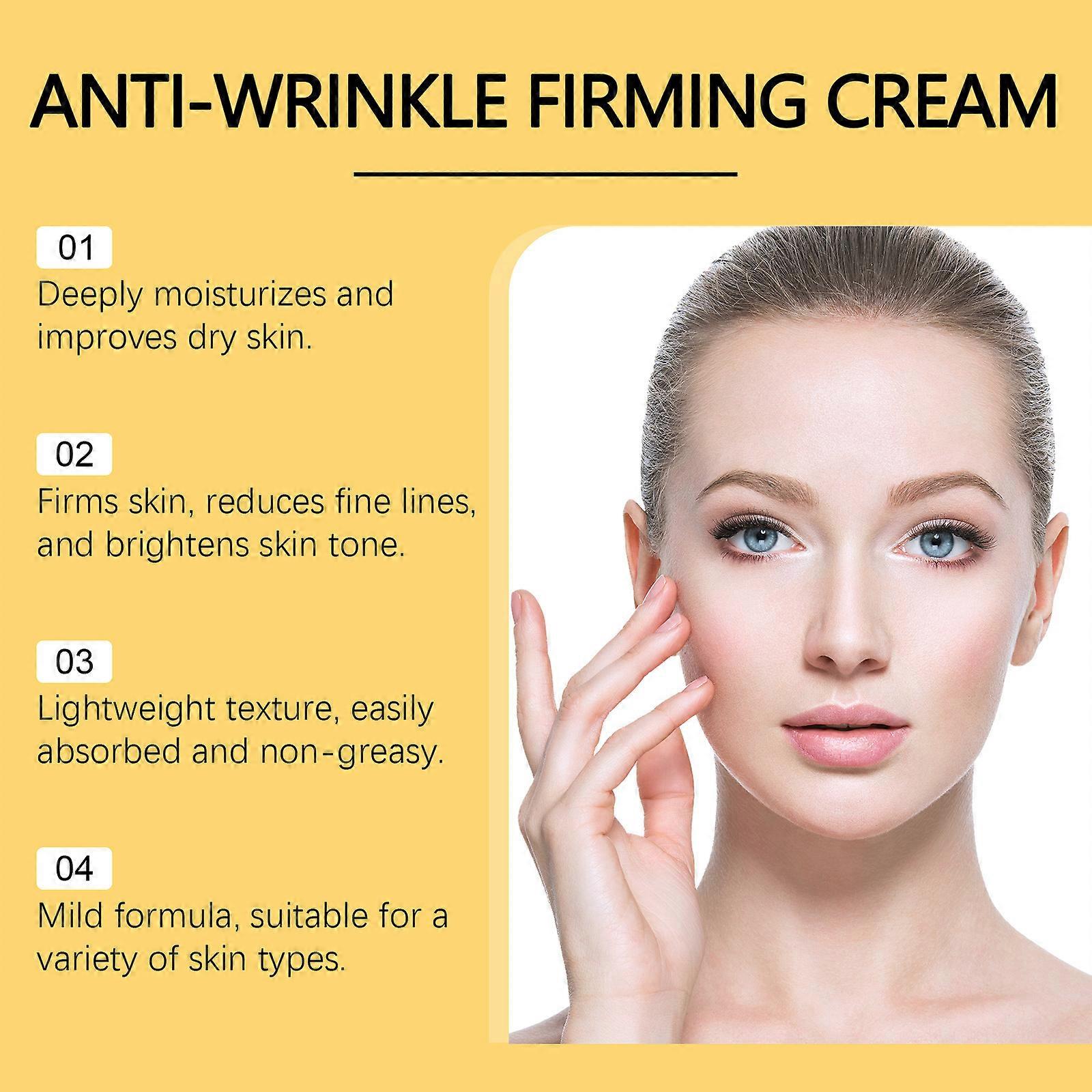 Firming and anti-wrinkle cream, effective in reducing fine lines and ...
