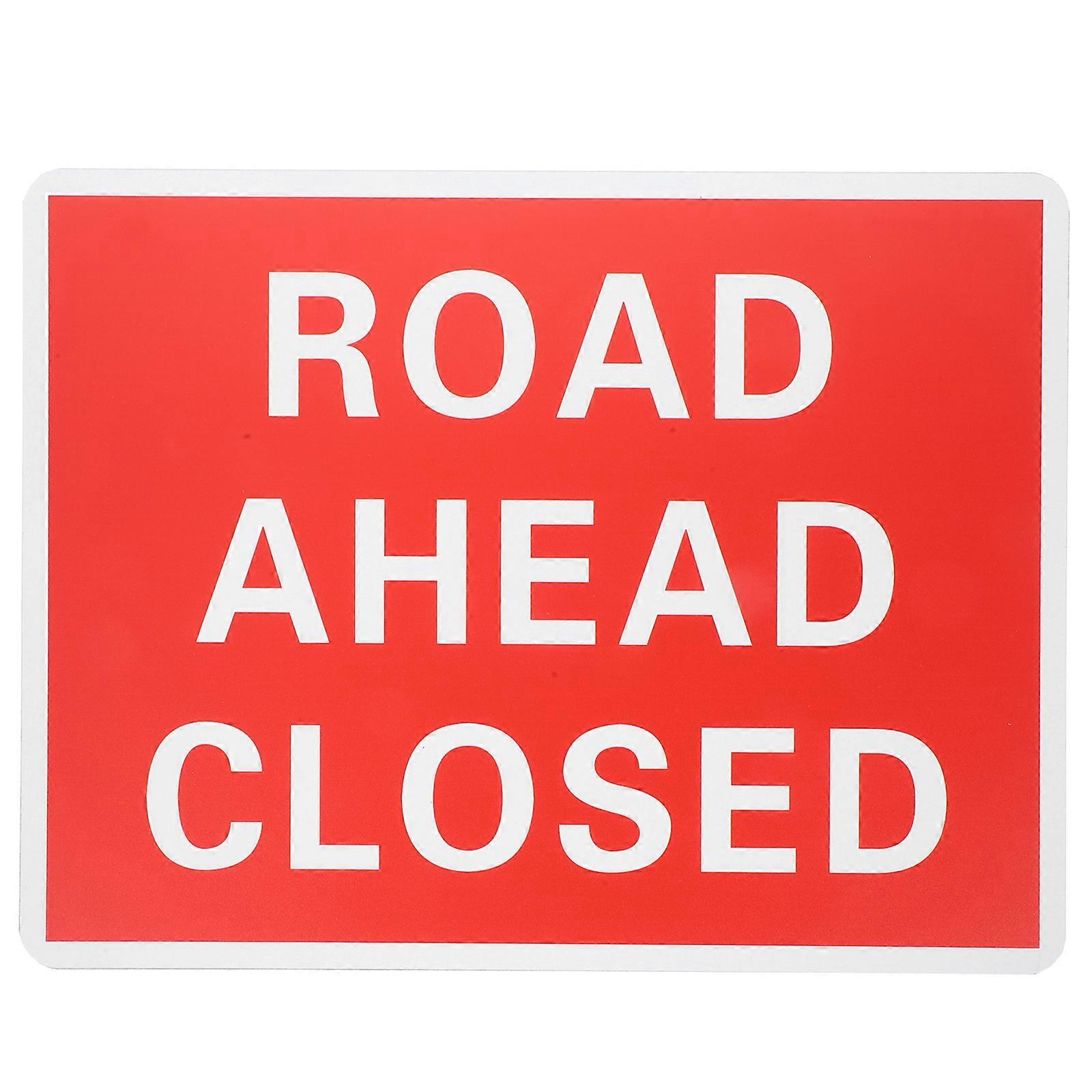Road Closed Sign Weatherproof Traffic Warming Sign Driveway No Road ...