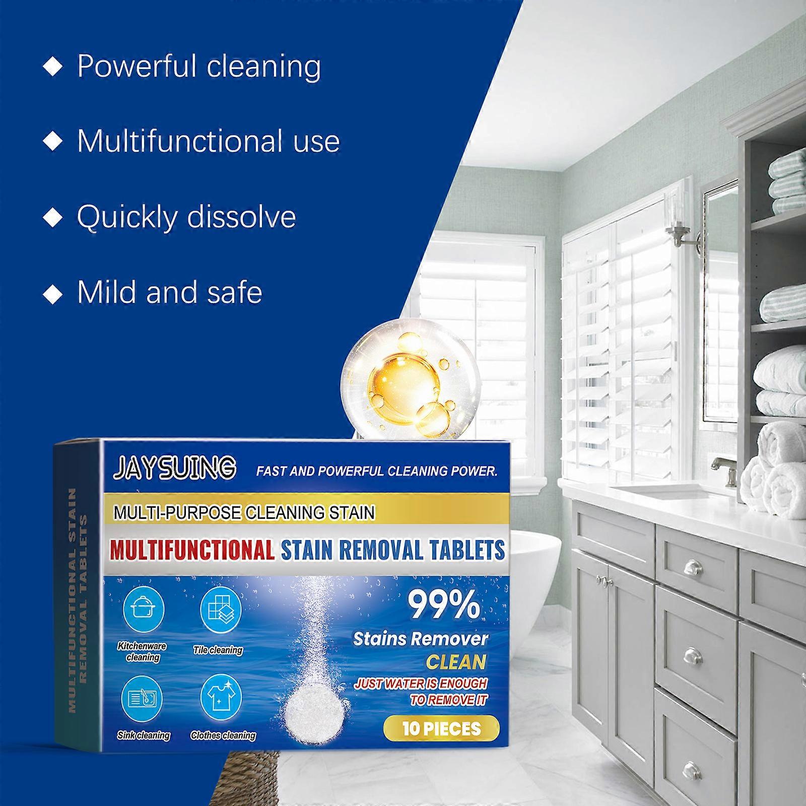 Multi-Purpose Decontamination Cleaning Tablets Kitchen Bathroom Dirt ...