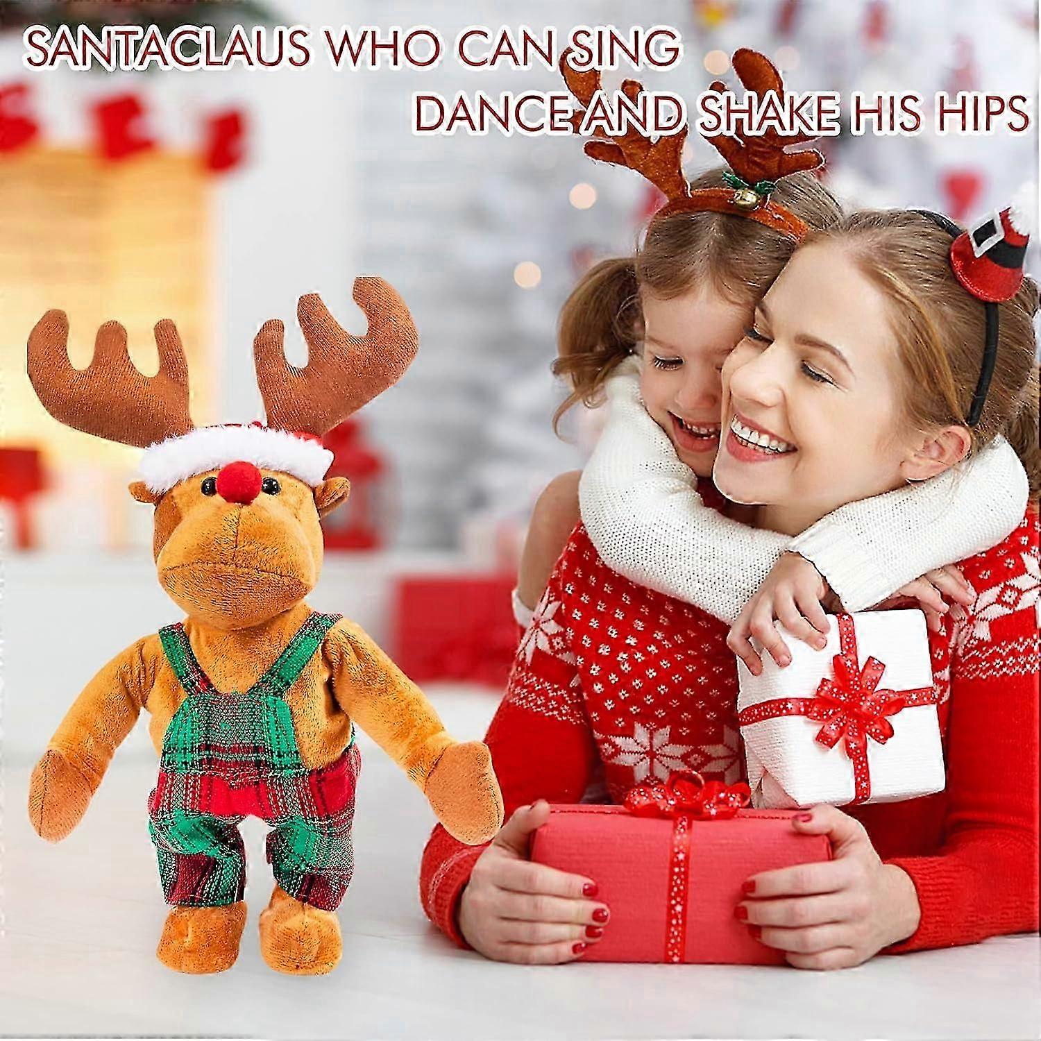 Twerking Rudolph The Red-nosed Reindeer Animated Plush Toy Christmas ...