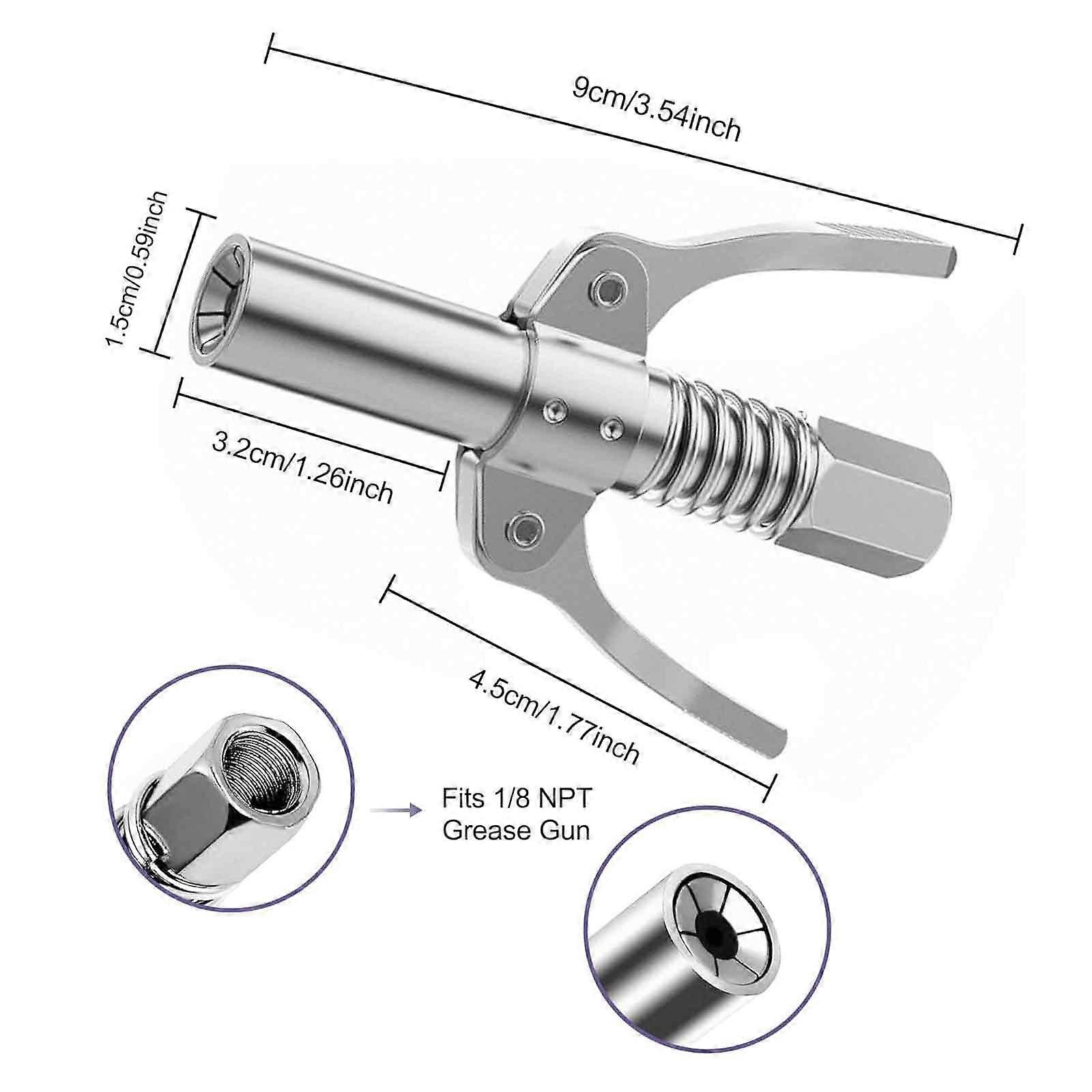 1pcs self-locking high-pressure oil filling nozzle-black | Fruugo UK