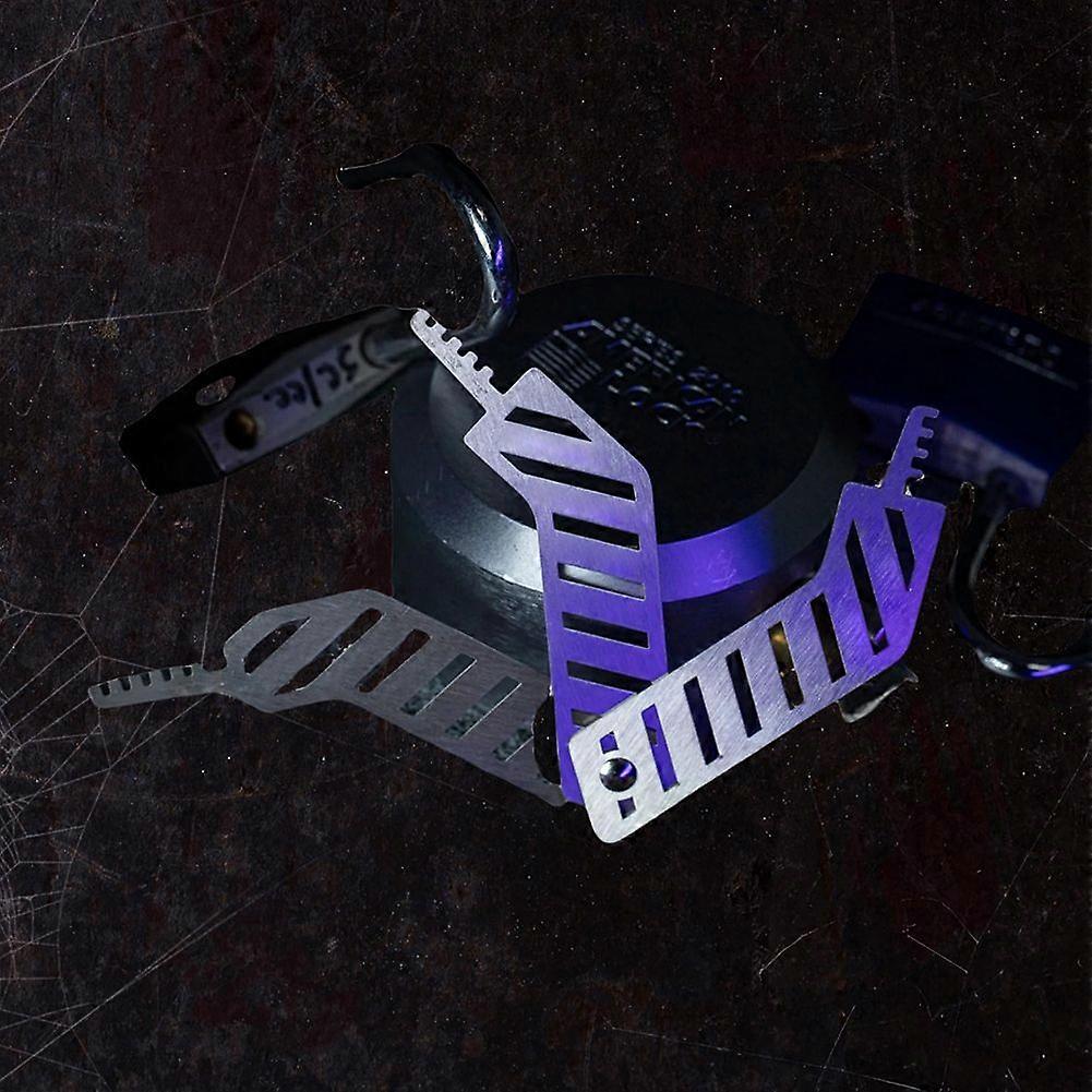 Tactical EDC Comb Lock Pick with Vertical Stop - Portable Multi-Tool ...