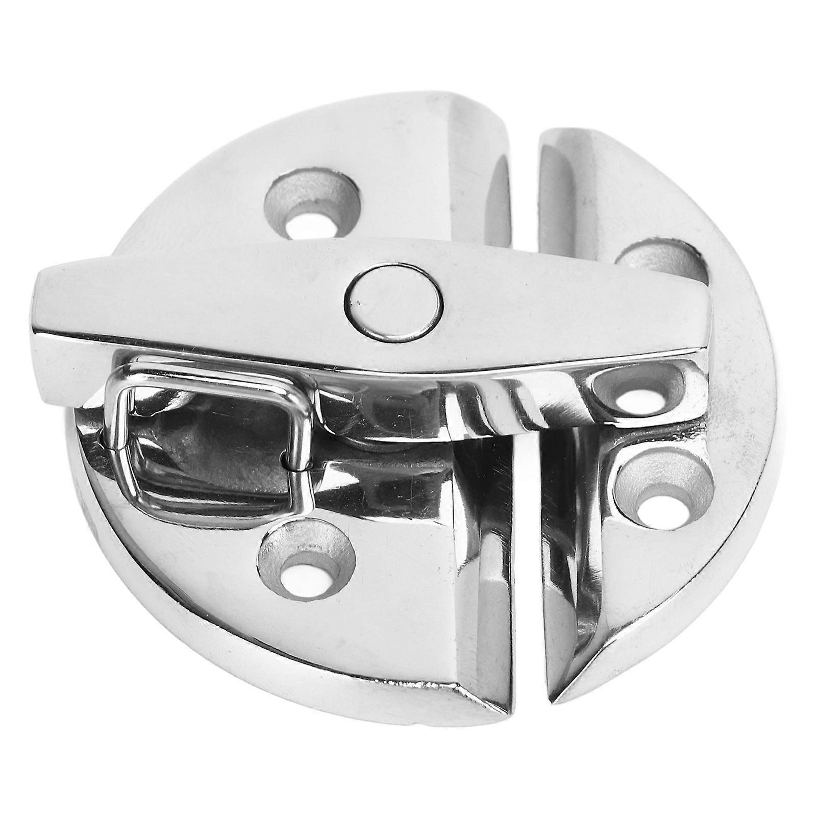 Marine Grade 316 Stainless Steel Round Rotating Latch Lock 55x60mm ...