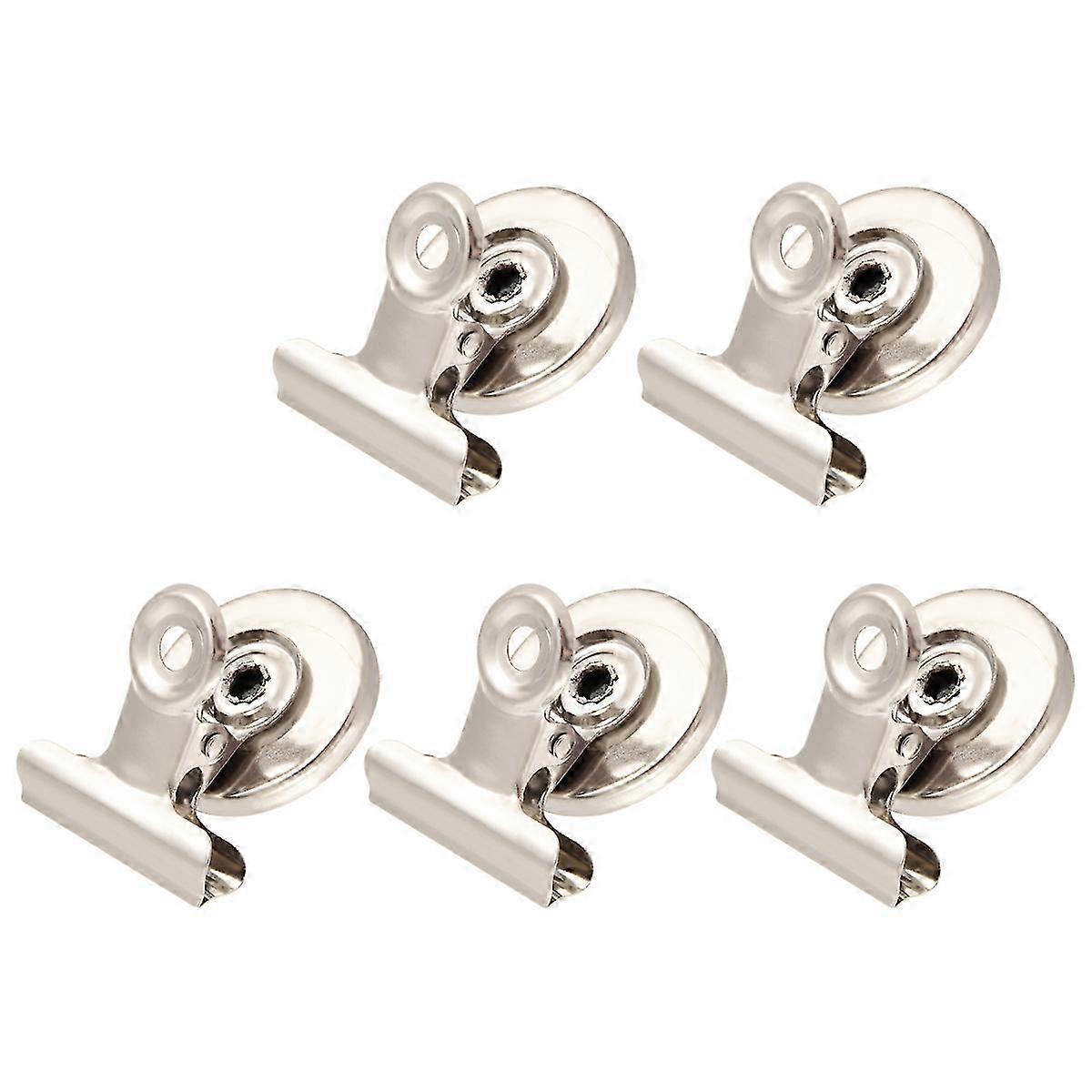 5Pcs Fridge Magnet Clips Message Note Holder Grip Magnetic Home Office ...