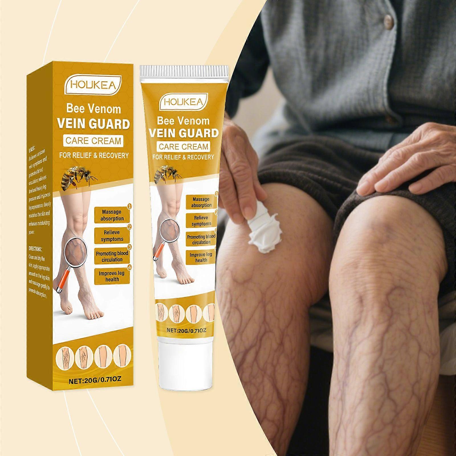 Bee Venom Vein Guard Care Cream, Anti-Varicose Cream, Anti-Varicose ...