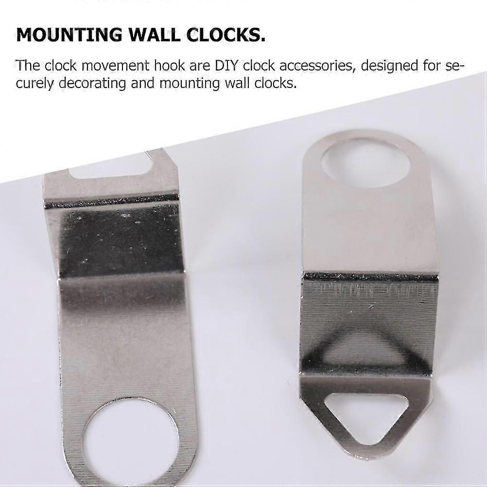6pcs Wall Clock Movement Hooks Wall Clock Hanging Hooks Pendulum Clock ...