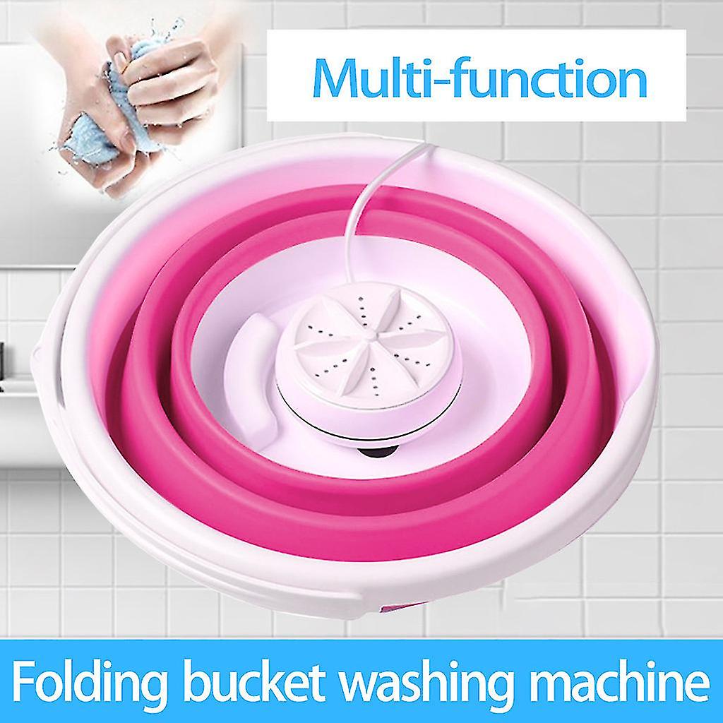 Portable Mini Turbo Washing Machine With Foldable Usb Powered Laundry ...