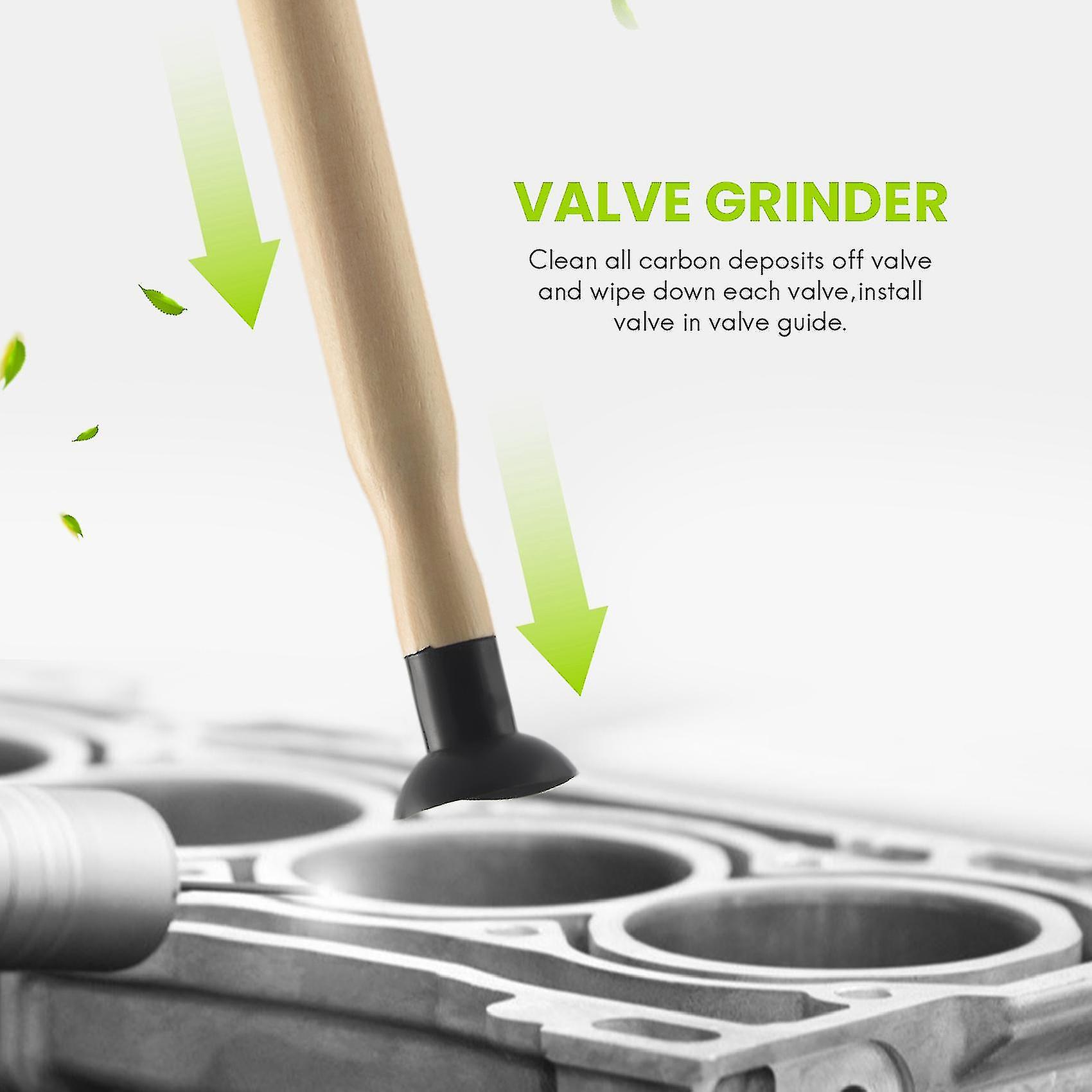 Valve Hand Lapping Grinding Tool Kit 2-piece Set-dual-end Suction Cup Lap Stick,1-18 Inch,1-38 ...