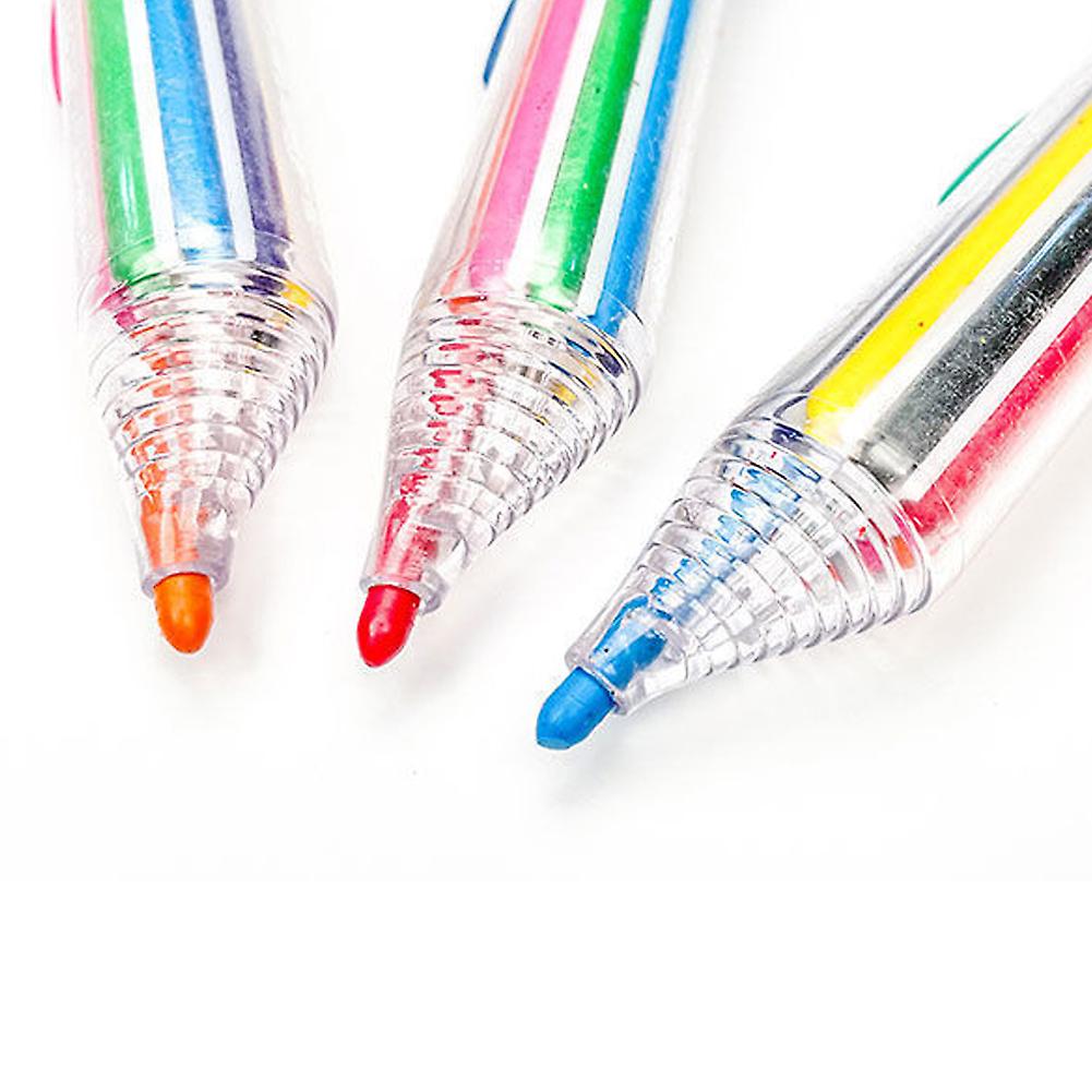 8-in-1 Rotating Multi-Color Crayons No messy Hands Vibrant Colors for ...