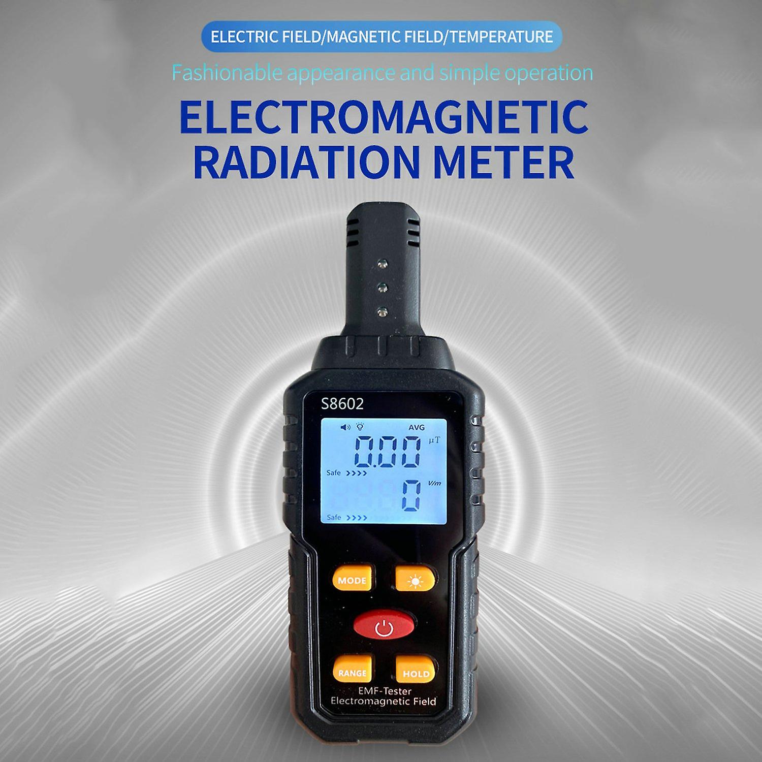 1 Set Radioactive Meter High Accuracy LCD Screen Backlight 3 in 1 ...