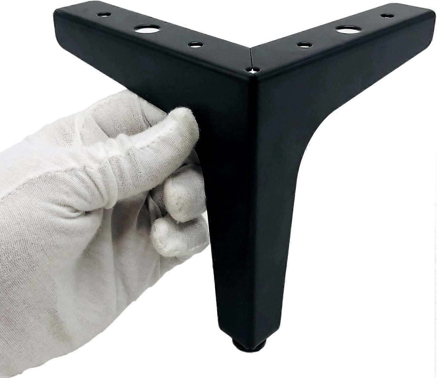 Triangular Furniture Legs in Modern Metal DIY Black Steel Table Legs ...