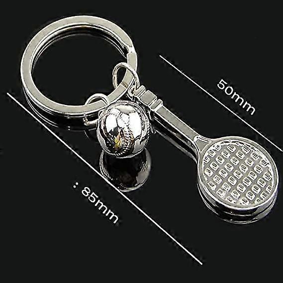 Mini Cute Football Keychain Bowling Keychain Tennis Keychain Men Ladies ...