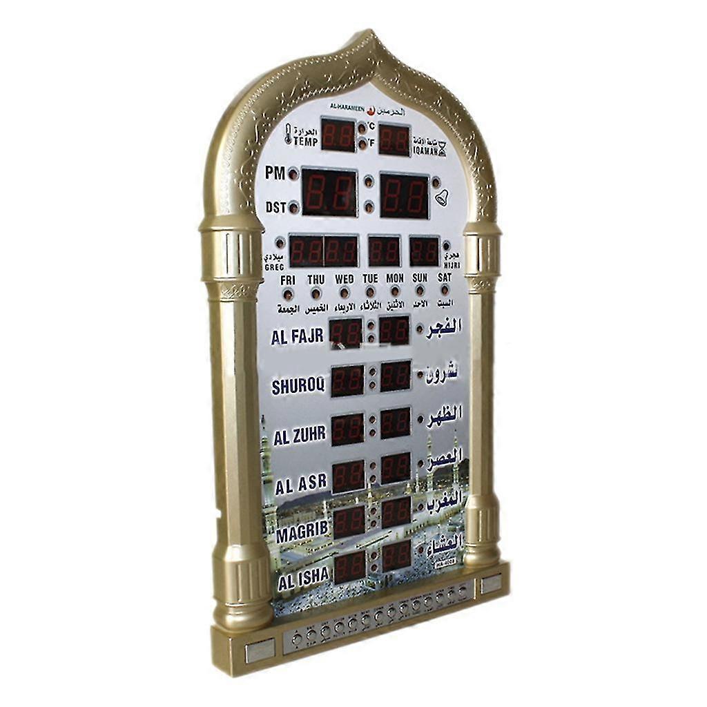 Azan Clock,prayer Time- Table Clock,muslim Digital Alarm,ha-4008 ...