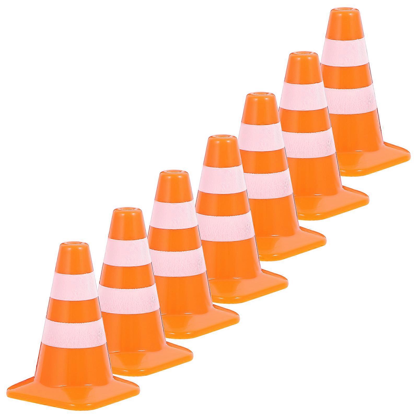 7pcs Kids Delicate Road Cones Kindergarten Teaching Aids Traffic Sign ...
