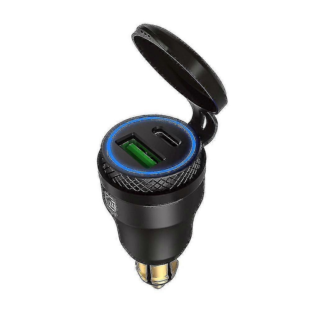 Waterproof Motorbike 12v 24v Qc3.0 Usb Type C Pd Fast Charger Power ...