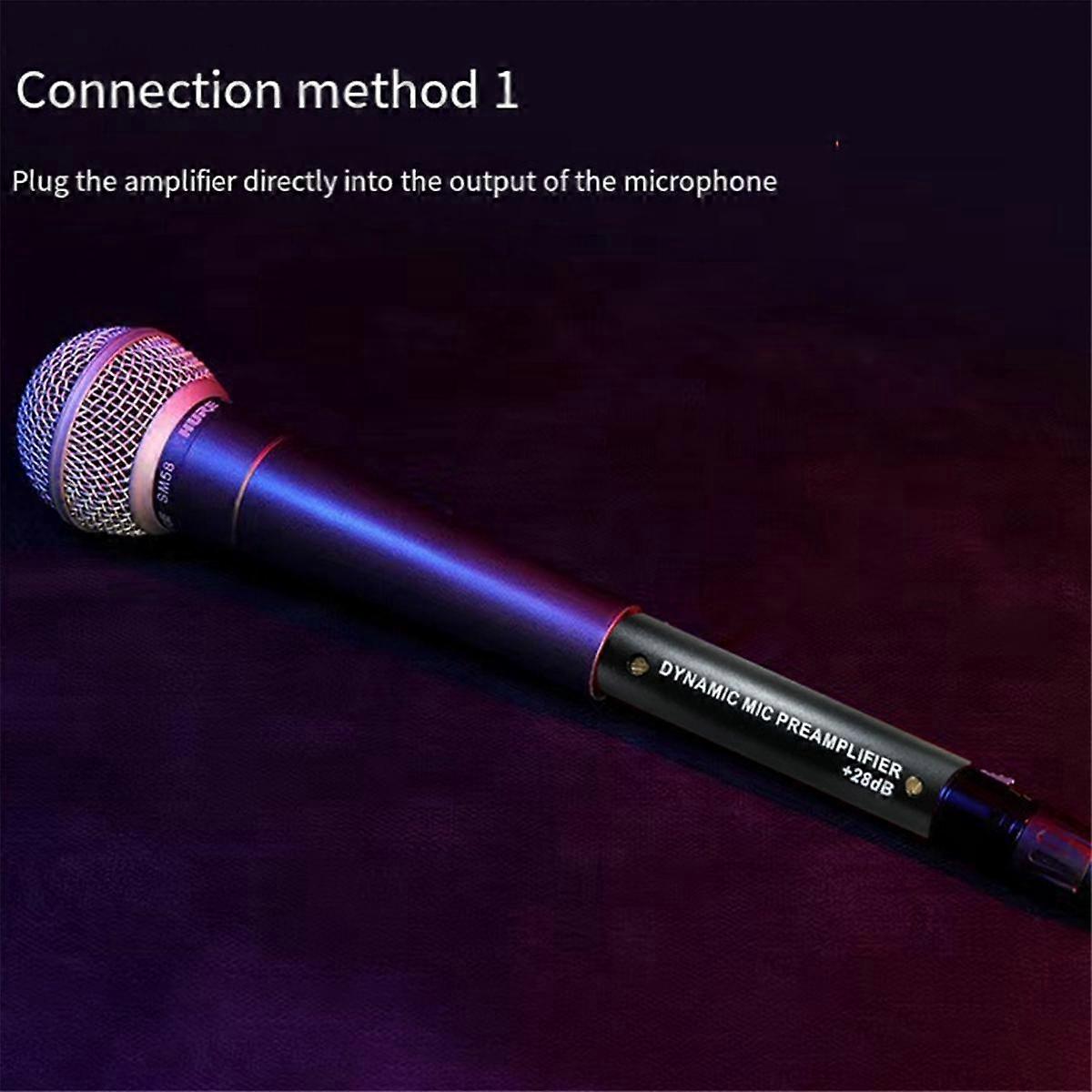 Microphone Preamplifier for DM1 Dynamic 28DB Gain Mic Amplifier for ...