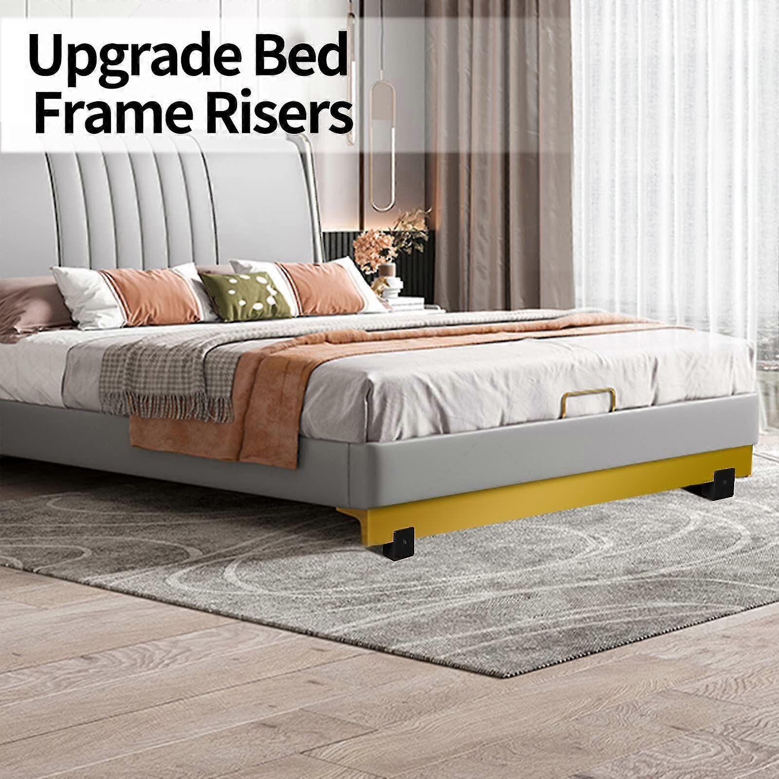2 Inch Adjustable Bed Leg Riser, 5cm Heavy Duty Furniture Risers, For ...