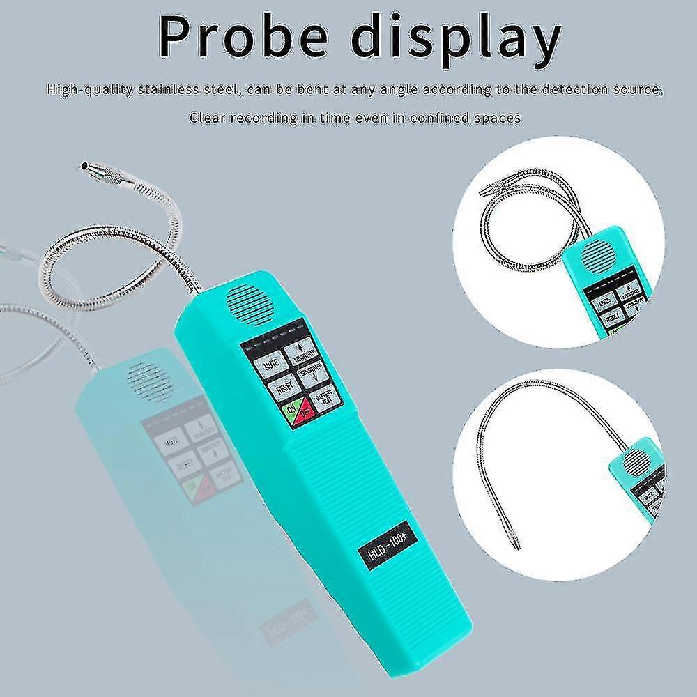 Hld-100+ Halogen Leak Detector Freon Halogen Refrigerant Gas Leak ...