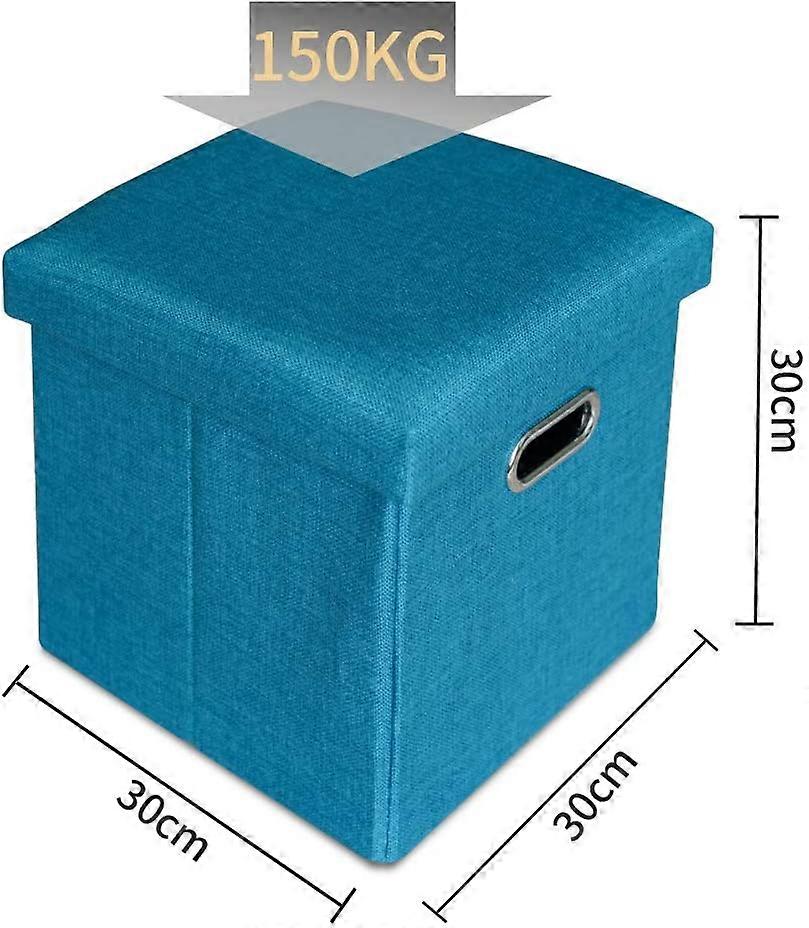 Pouf Storage Chest Storage Box Footstool Foldable Pouffe Hollow Design ...