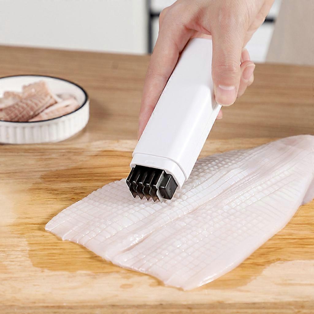 Squid Meat Tenderizer Meat Slicing Pounder Cutting Knife for Pig Skin ...