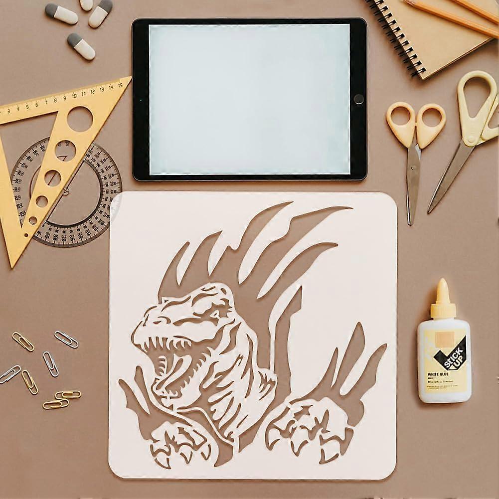 Dinosaur Roar Large Stencil 11.811.8" Tyrannosaurus Rex Painting ...