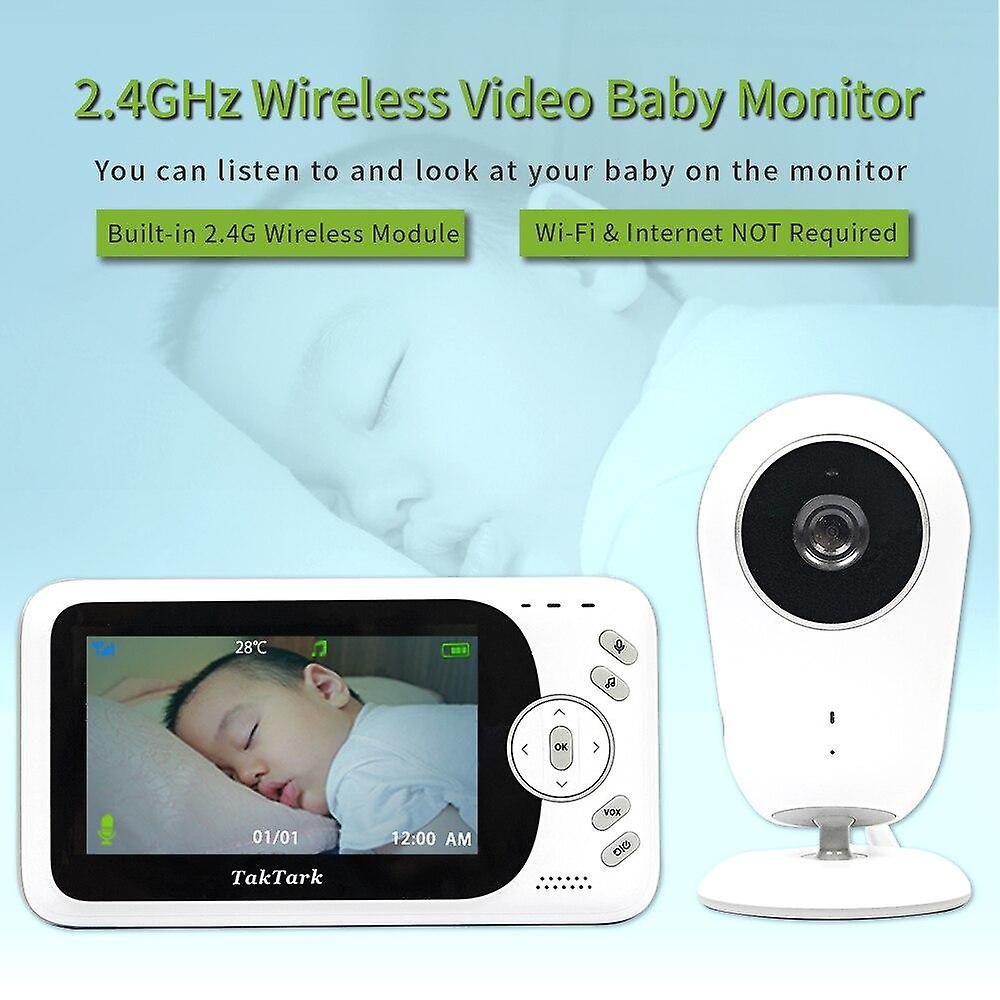 4.3 Inch Wireless Video Baby Monitor Sitter Portable Baby Nanny ...